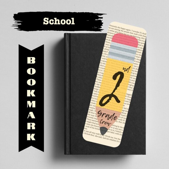 Other | Second Grade Crew Book Page Bookmark 2nd Grade Bookmark | Poshmark